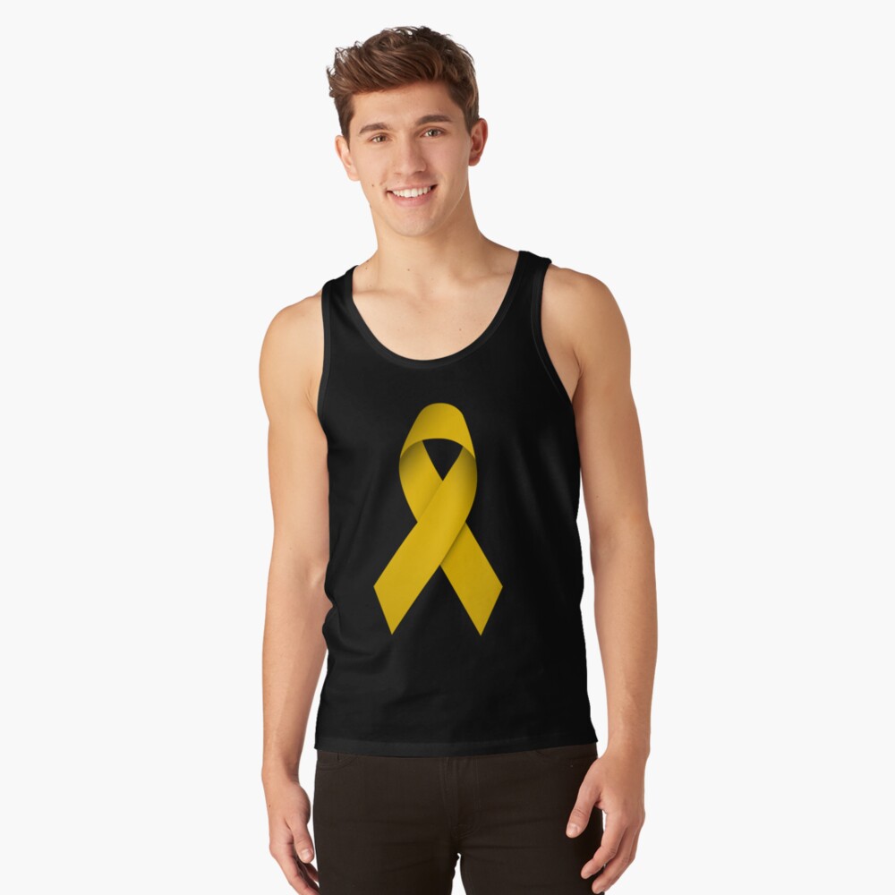 "Yellow Ribbon" Sticker by FreakOutShirts | Redbubble