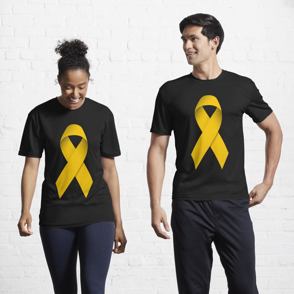 "Yellow Ribbon" Sticker by FreakOutShirts | Redbubble