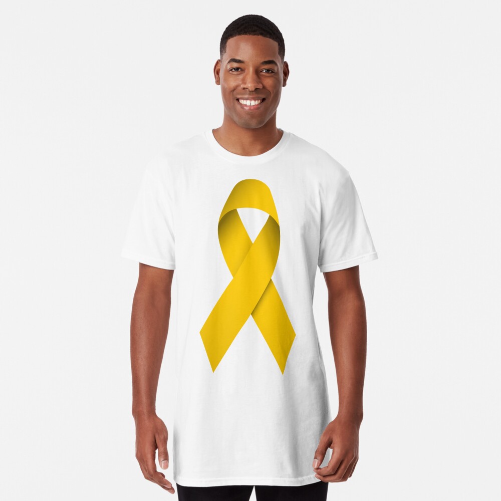 "Yellow Ribbon" Sticker by FreakOutShirts | Redbubble