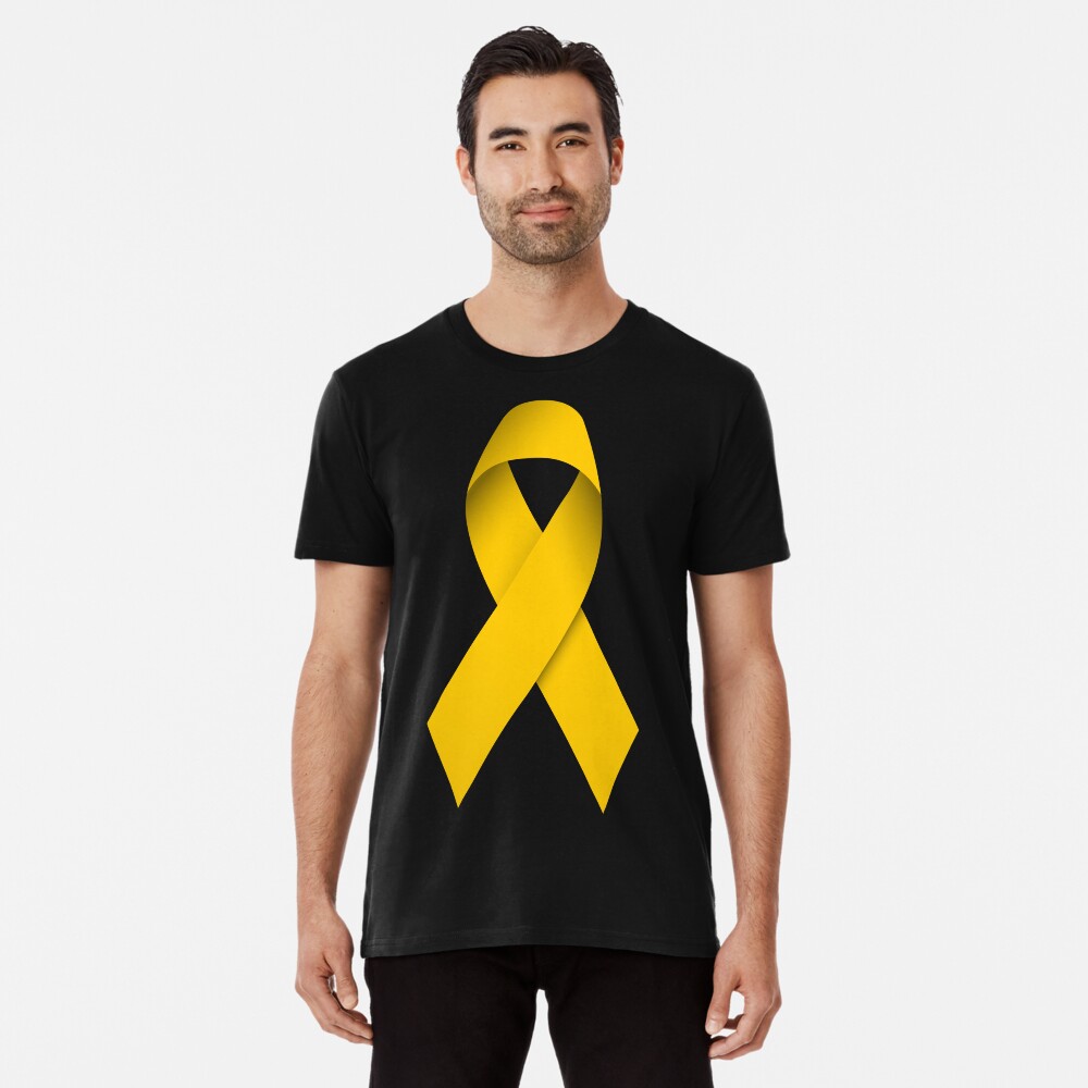 "Yellow Ribbon" Sticker by FreakOutShirts | Redbubble