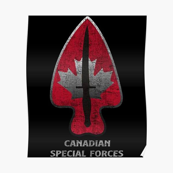 "JTF Joint Task Force 2 Canadian Special Forces #1950" Poster for Sale by Rare-Militia | Redbubble