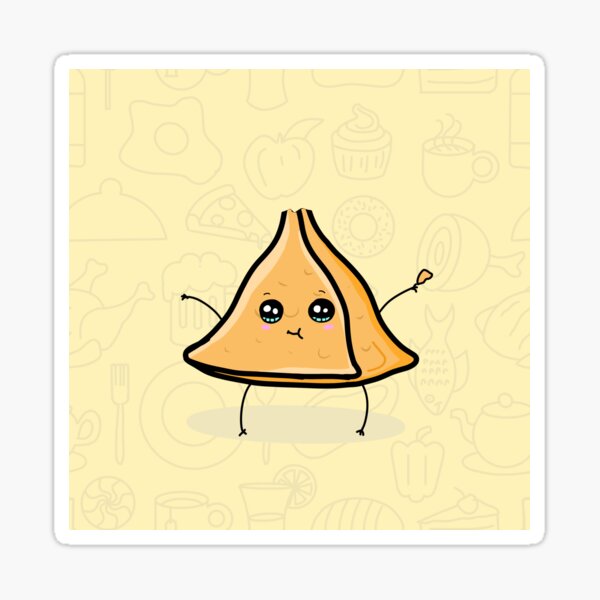 " Samosa Foodies" Sticker by Feelthepleasure | Redbubble