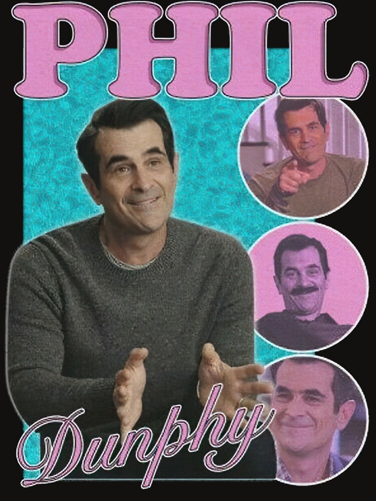 Lámina fotográfica «10mb Vintage Phil Dunphy Homage Bootleg, Camiseta ...