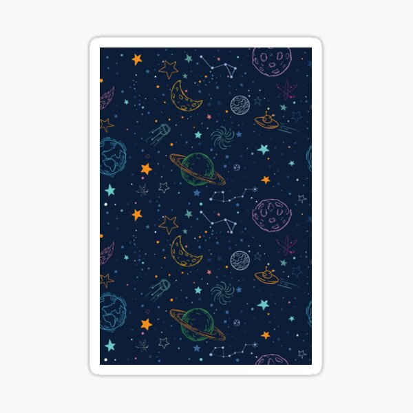 "space" Sticker by My-Era | Redbubble