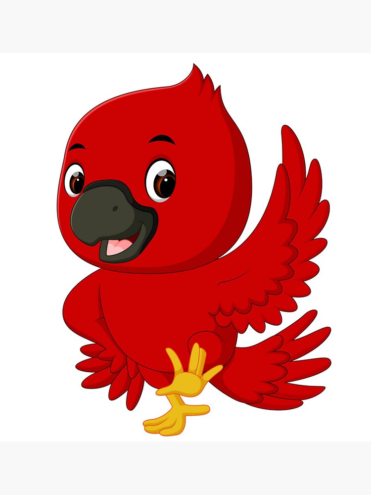 "Red birds from Kayden" Sticker by AdopterNyree | Redbubble