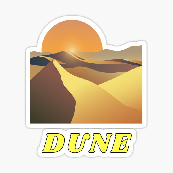 "Dune" Sticker by msrbh | Redbubble