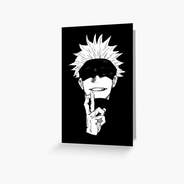 "Satoru Gojo Jujutsu Kaisen" Greeting Card by Otaku-uwu | Redbubble