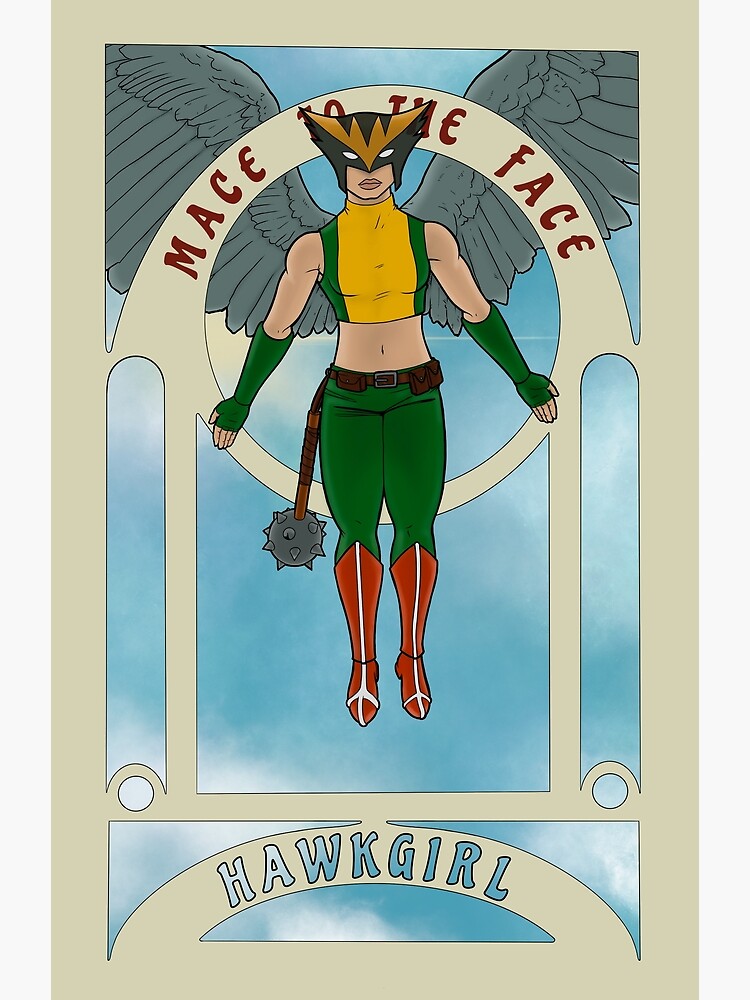 "Hawkgirl" Poster for Sale by NotoriousPopArt | Redbubble