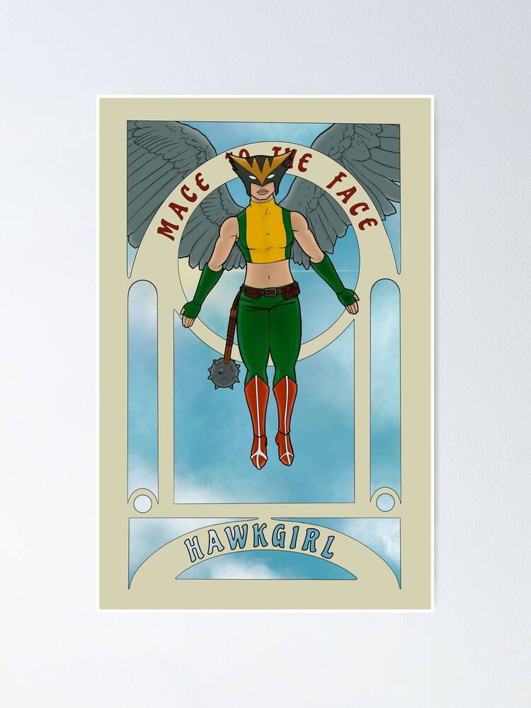 "Hawkgirl" Poster for Sale by NotoriousPopArt | Redbubble