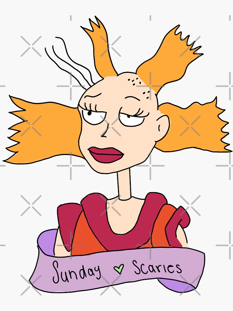 "Cynthia Sunday Scaries" Sticker by KP-M99 | Redbubble
