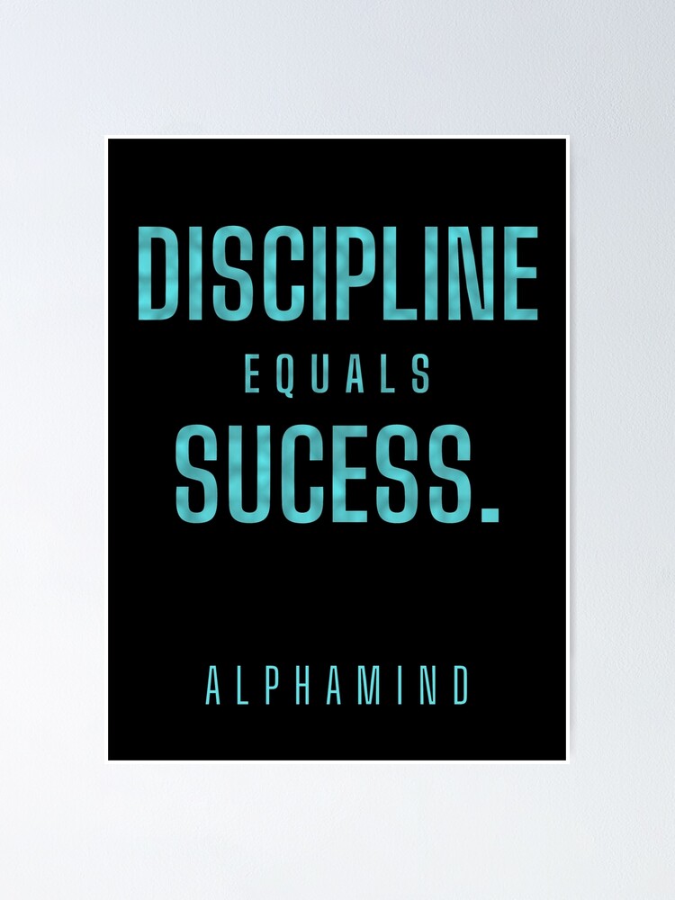 "DISCIPLINE Equals SUCCESS - APLHAMIND (Series 1) Fitness Motivational ...