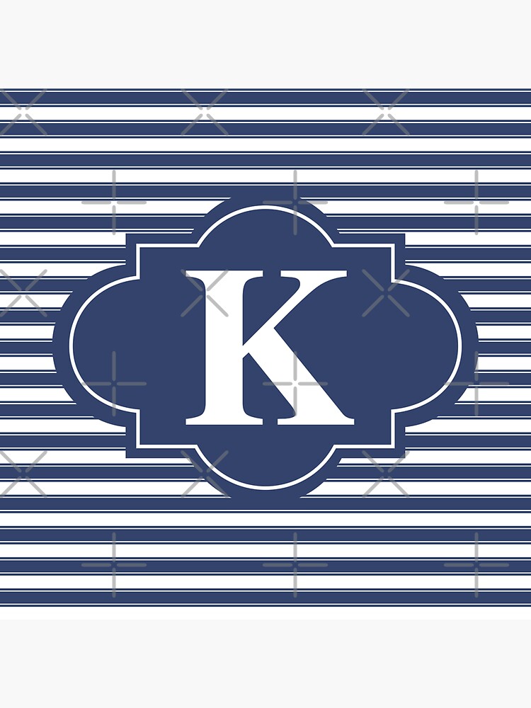 " Letter K Monogram " Sticker by LamaraK | Redbubble