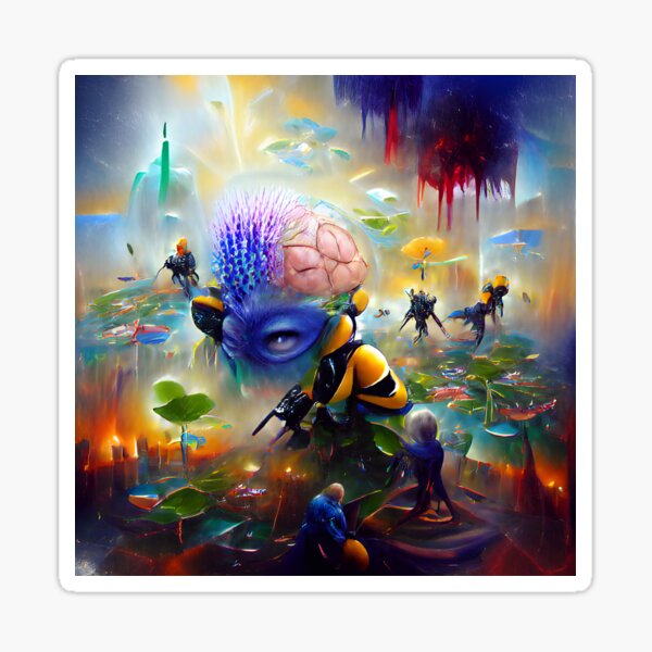 "The Hive" Sticker by Trifectorium | Redbubble