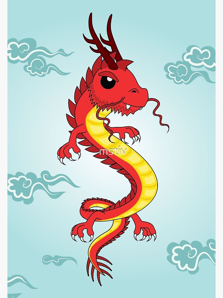 "Eastern-style Dragon" Poster for Sale by mstiv | Redbubble