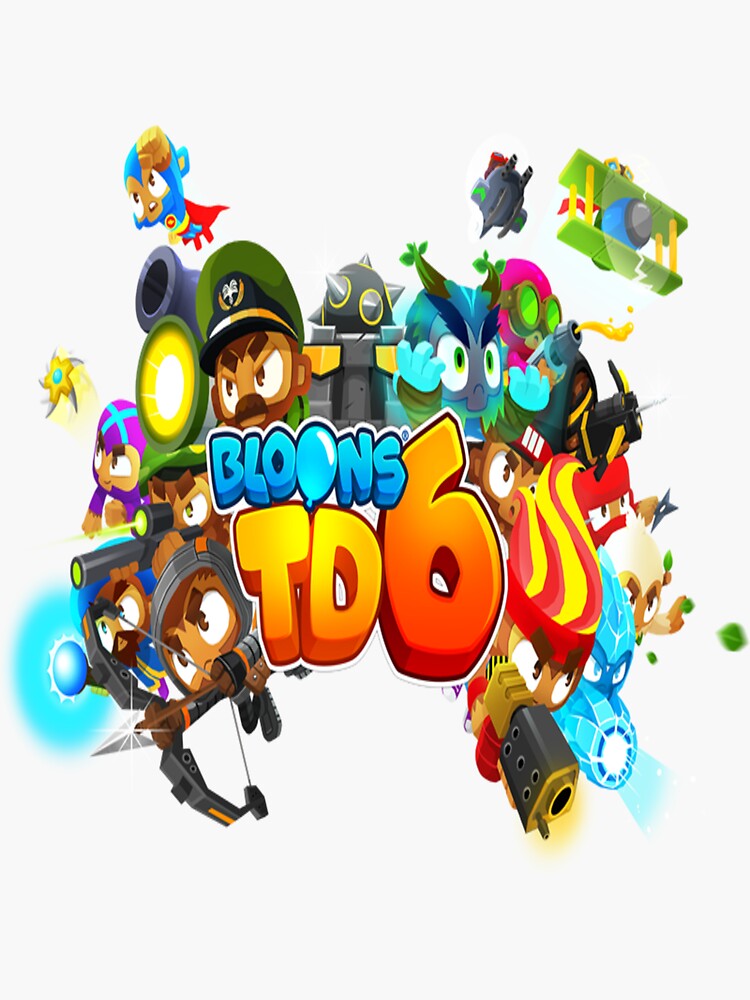 " bloons td 6 btd6" Sticker for Sale by alice004 | Redbubble