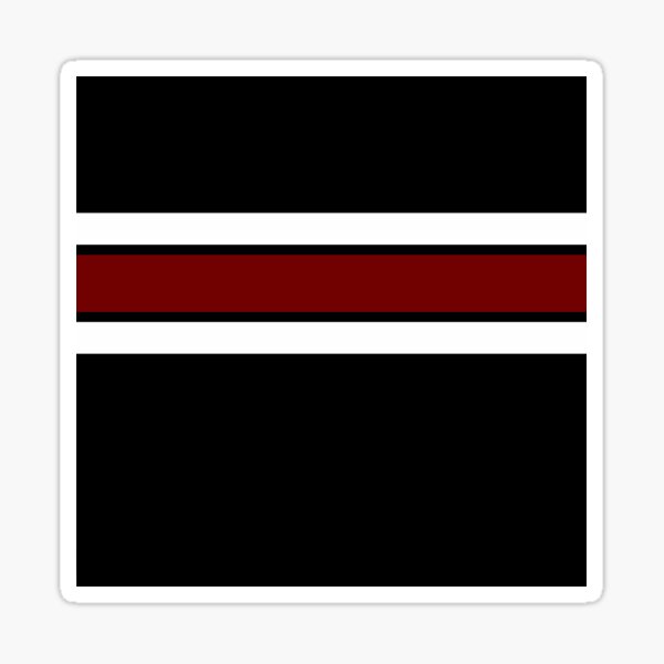 "Team Colors 2 ....Maroon,white and black" Sticker for Sale by ...