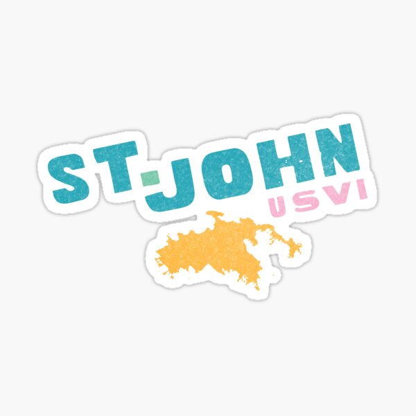 "St. John USVI" Sticker by MartinRivas | Redbubble