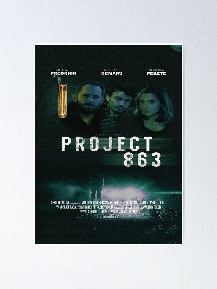 "Project 863" Poster by funnstores009 | Redbubble