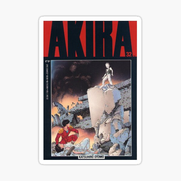 "AKIRA anime" Sticker by zombiebrain13 | Redbubble