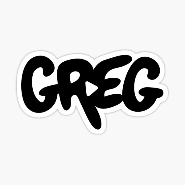 "Danny Gonzalez Merch GREG" Sticker for Sale by Rainko | Redbubble