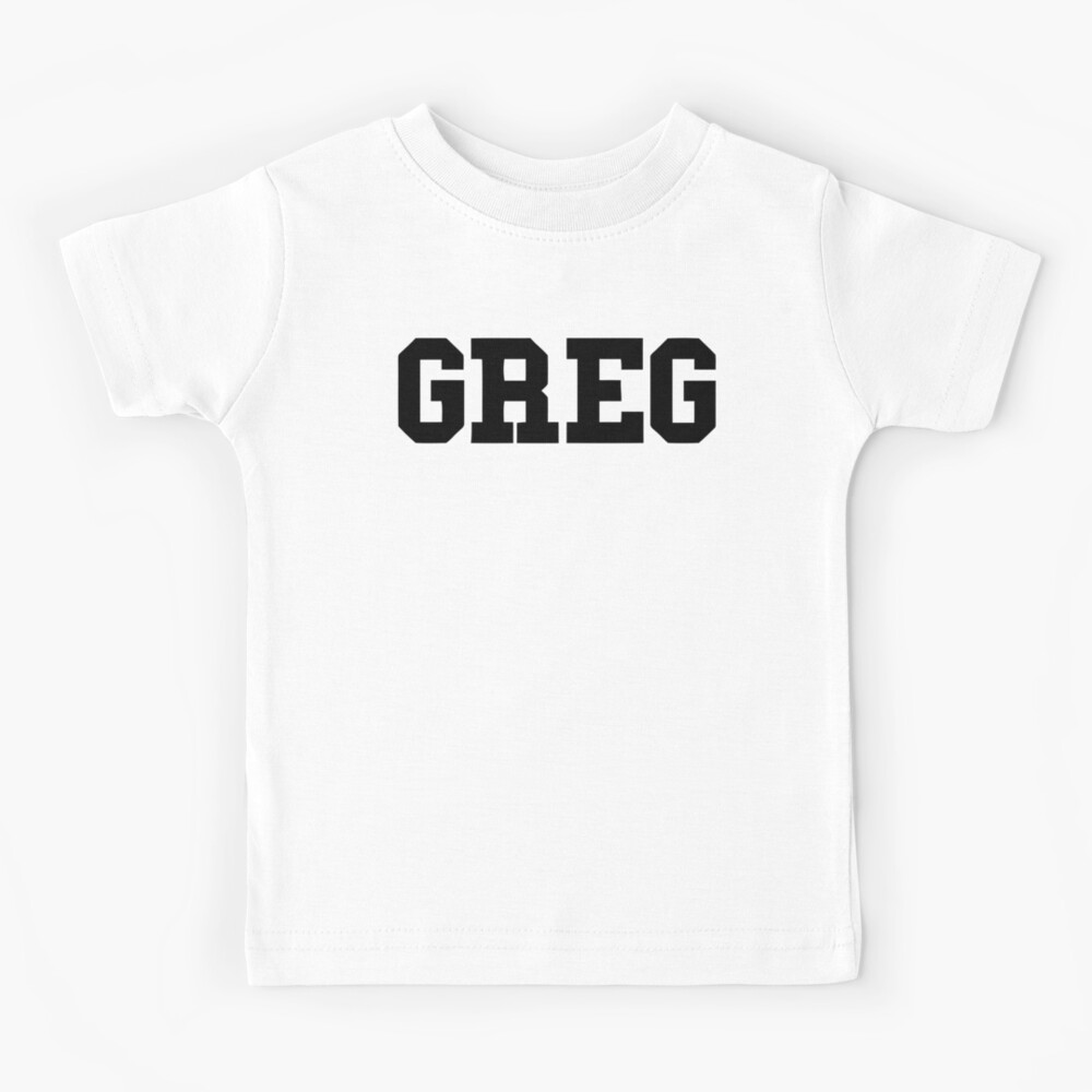 "Danny Gonzalez Merch GREG Logo" Kids T-Shirt by Rainko | Redbubble