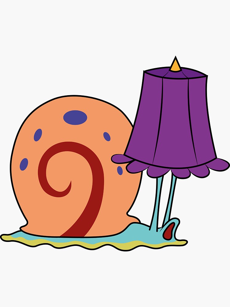 "Hiding Gary the Snail" Sticker by swiftygifty-art | Redbubble