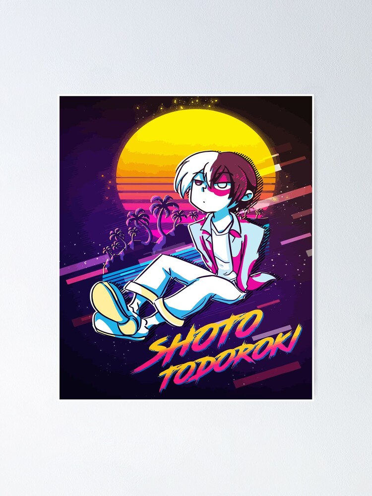 "Shoto Todoroki" Poster for Sale by deslook | Redbubble