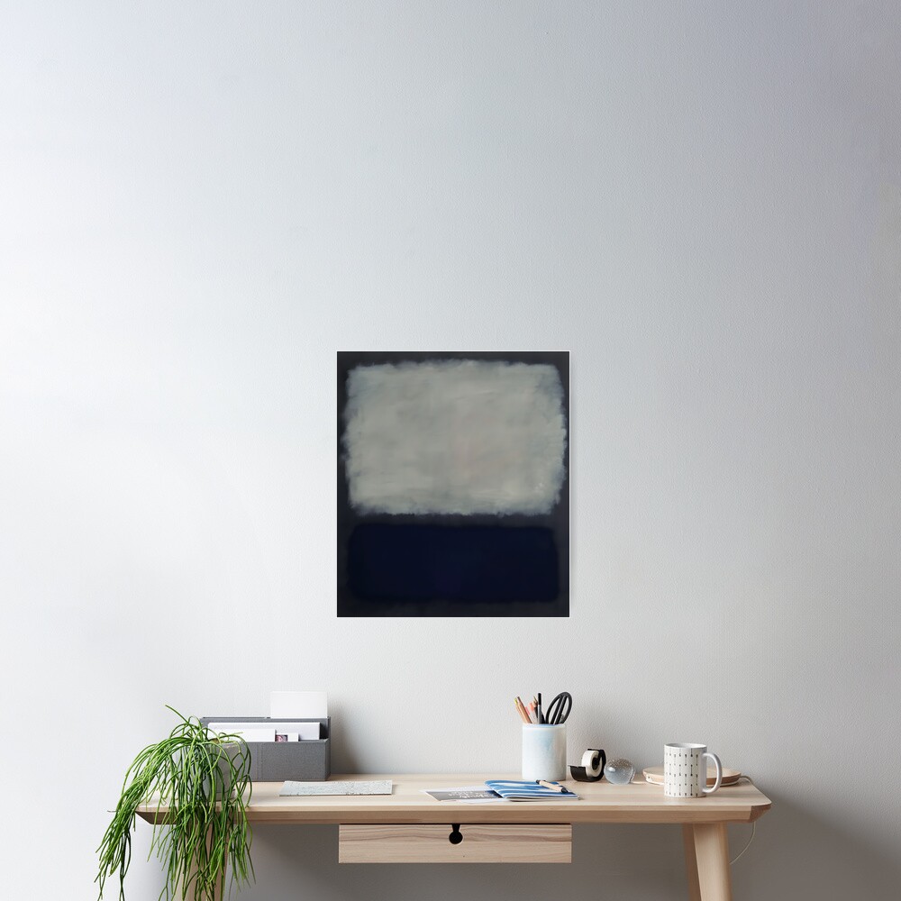 "Mark Rothko Blue and Grey 1962" Poster by Artone369 | Redbubble