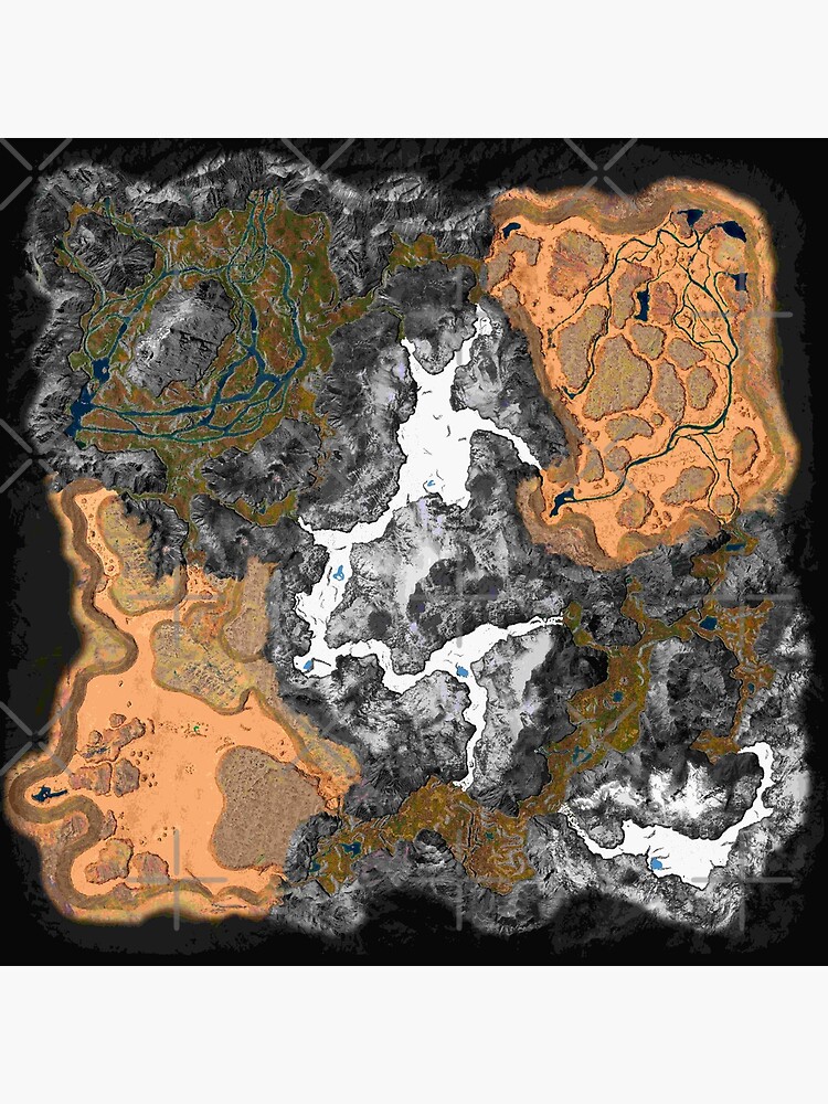 "Icarus Map" Poster for Sale by Mr-Zero | Redbubble