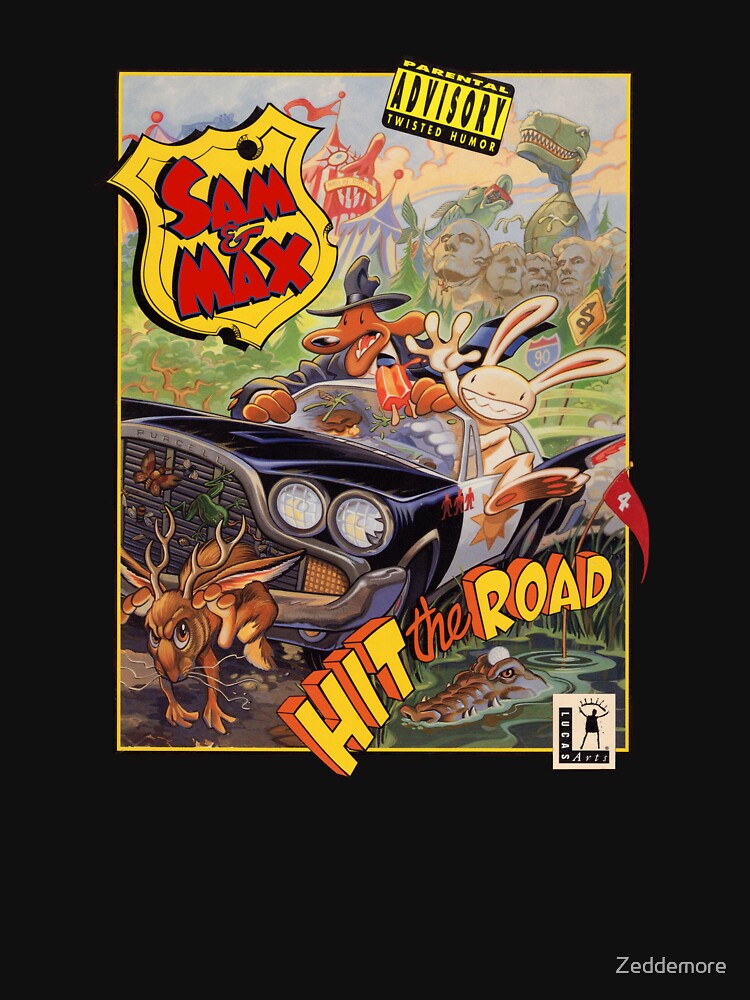 "Sam And Max : Hit The Road" Essential T-Shirt for Sale by Zeddemore ...