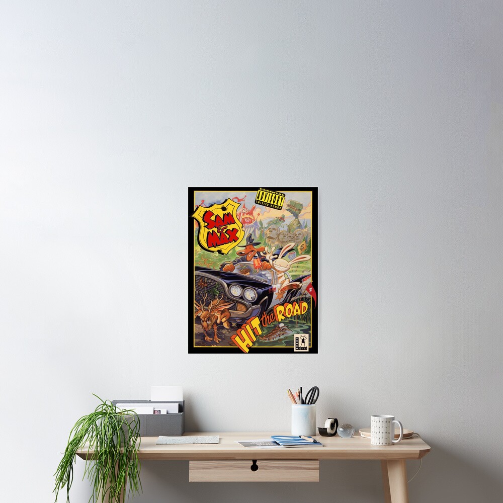 "Sam And Max : Hit The Road" Poster for Sale by Zeddemore | Redbubble