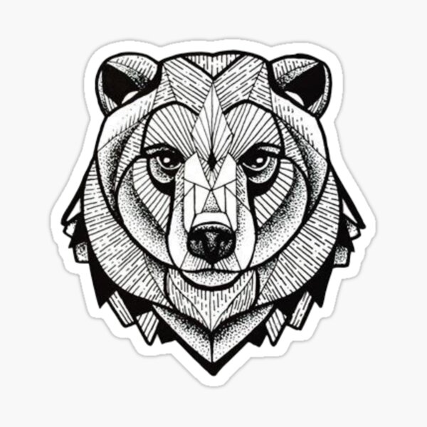 "Spirit Animal Collection: Bear" Sticker by DesignsxLocke | Redbubble
