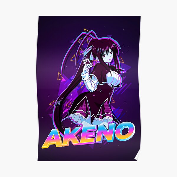 "Akeno Himejima | High School DxD" Poster by PurpleStudio6 | Redbubble