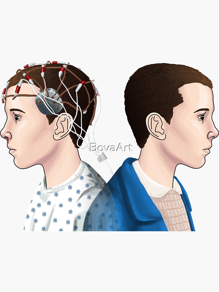 "Eleven" Sticker by BovaArt | Redbubble