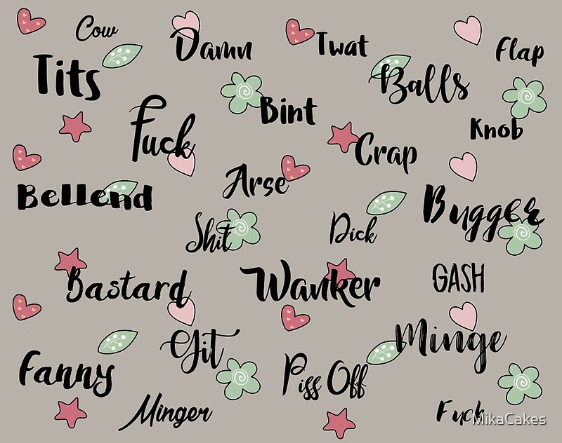 Swear Words: Posters | Redbubble