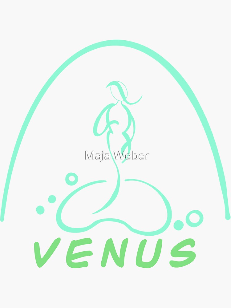 "Venus" Sticker for Sale by Wekibu | Redbubble