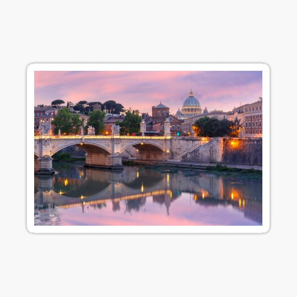 "St Peters Basilica Rome Italy" Sticker for Sale by RegaloRepublic ...