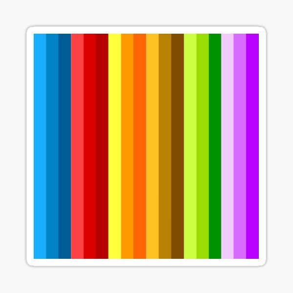 "Vertical stripes of Echo Icon Theme Palette: colors, vertical, stripes ...