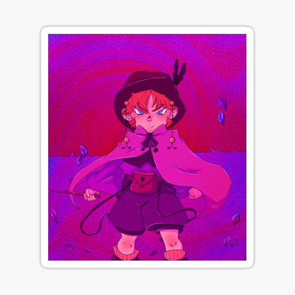 "Neon Wizard" Sticker by ErraticUploads | Redbubble