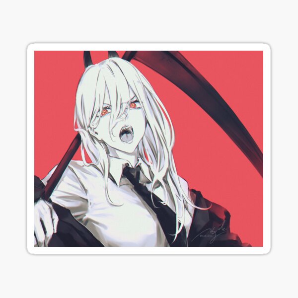 "Chainsaw Man Makima" Sticker for Sale by AnimeMangaWorld | Redbubble