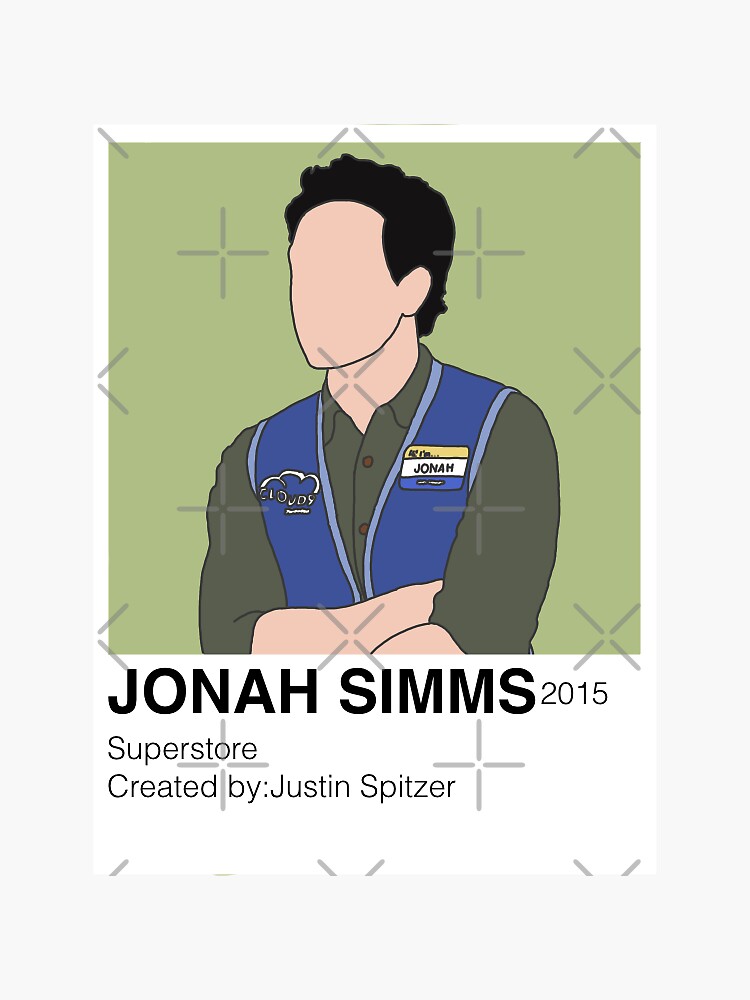 "Jonah Simms Pantone" Sticker by maureenpollock | Redbubble
