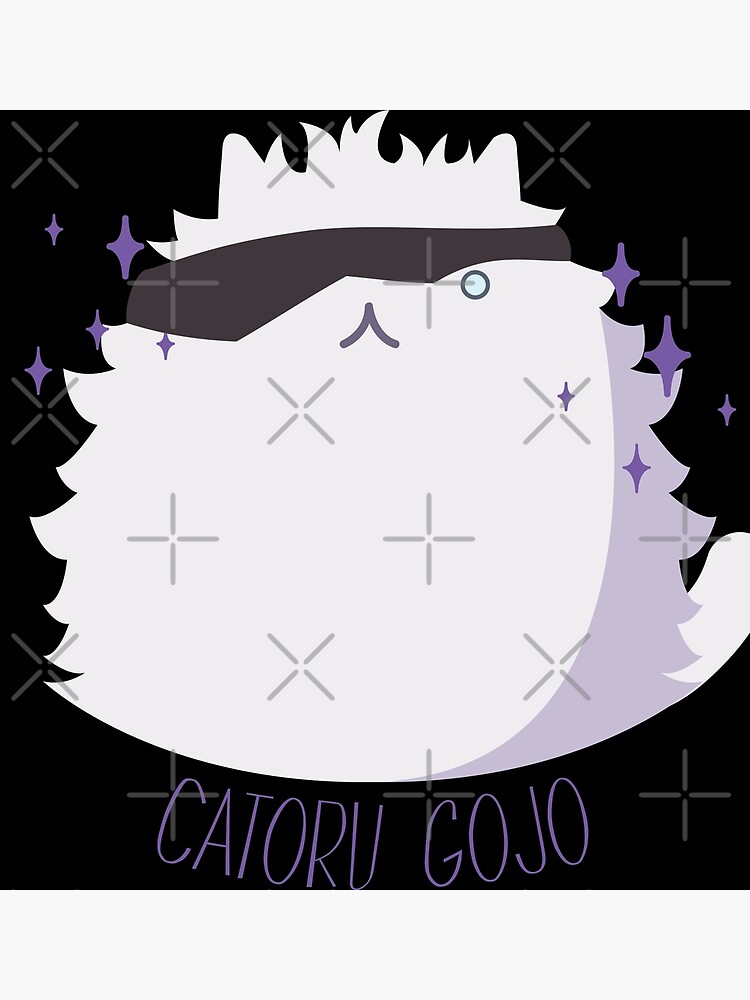 "Chibi Gojo Cat" Poster by Lee-Dunmire | Redbubble