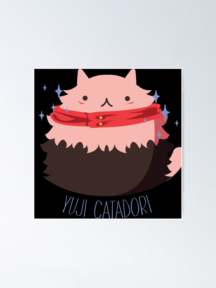 "Chibi Yuji Cat" Poster by Lee-Dunmire | Redbubble