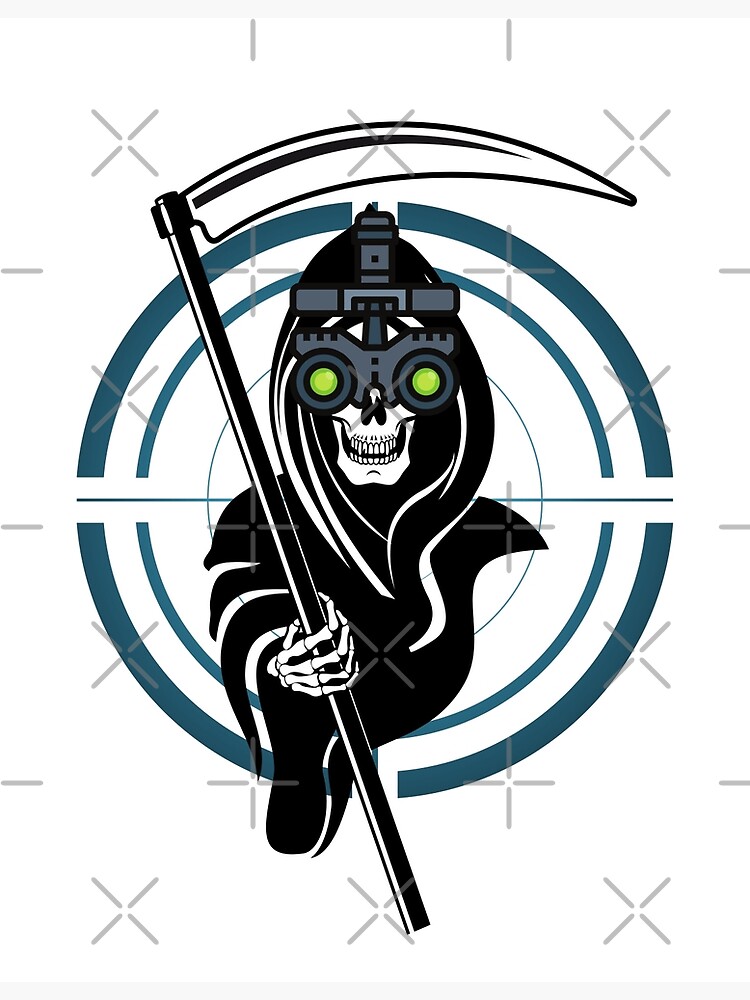 "Forward observation group Grim Reaper" Poster by lostcauseblue | Redbubble
