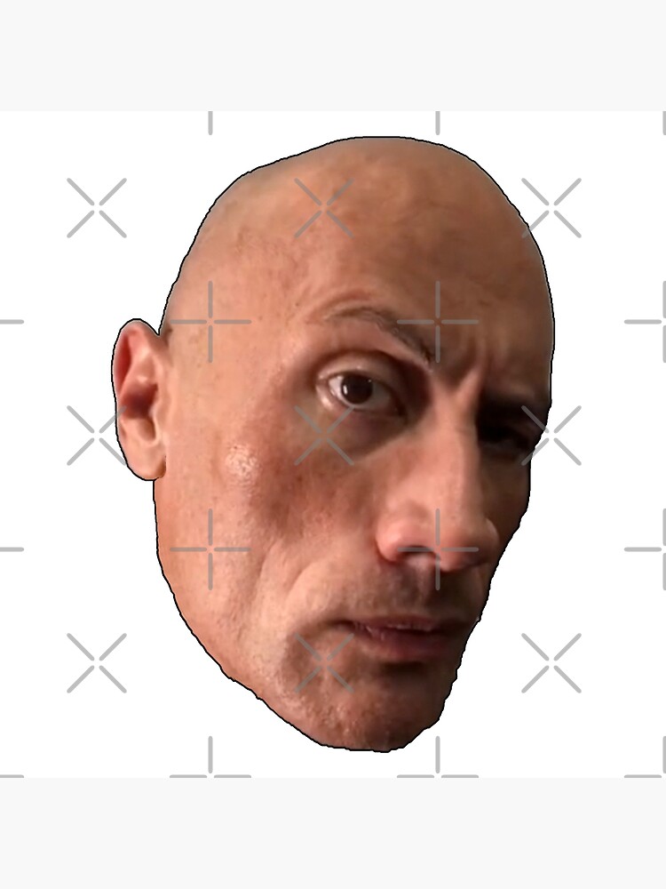 "The rock eyebrow 4k ultra hd meme" Art Print by YoungStyleD4C | Redbubble