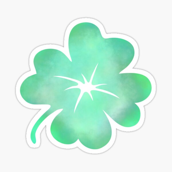 "Shiny Shamrock" Sticker for Sale by Anas-unchained | Redbubble