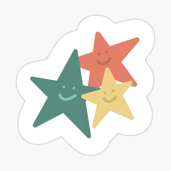 "Aesthetic Stars" Sticker by sv-draws | Redbubble