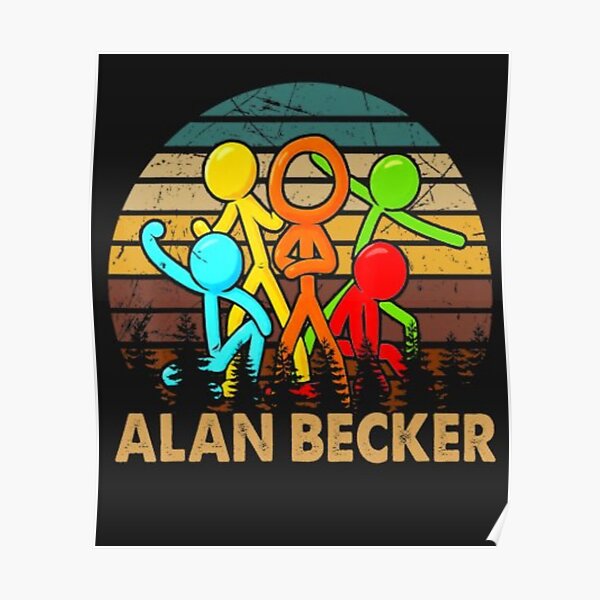 "alan becker " Poster for Sale by bella-ilin | Redbubble