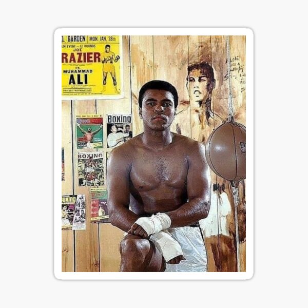 "Muhammad Ali " Sticker for Sale by nikola2708 | Redbubble