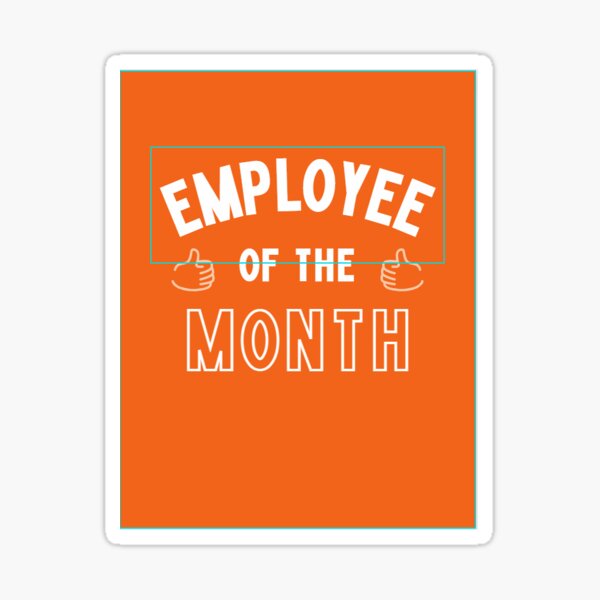 "Employee " Sticker by renjulaArt | Redbubble